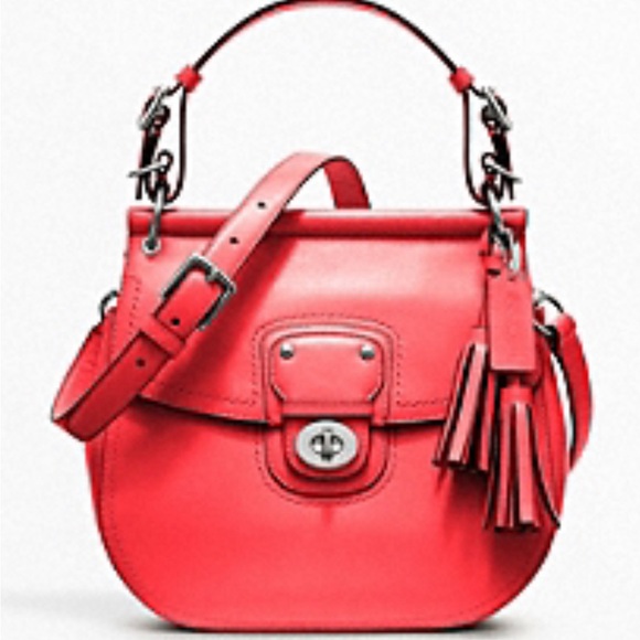 Coach | Bags | Coach Willis Shoulder Bag In Coral Color | Poshmark